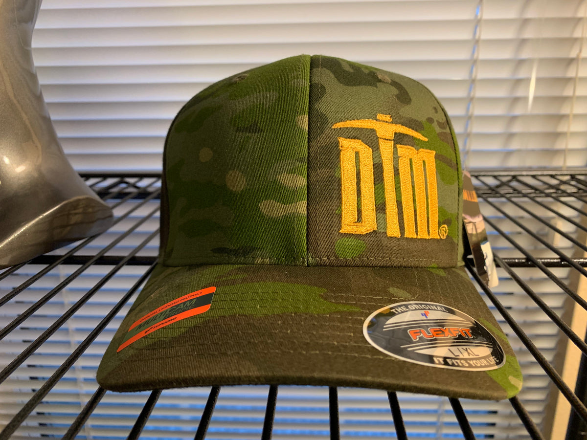 DMAC FLEXFIT DM LOGO CAMO – Dirty Miner Apparel - Official Licensed Brand